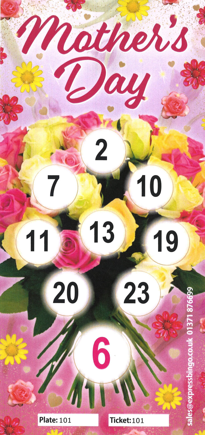 Bingo Tickets Online & Rolls for Events | Express Bingo